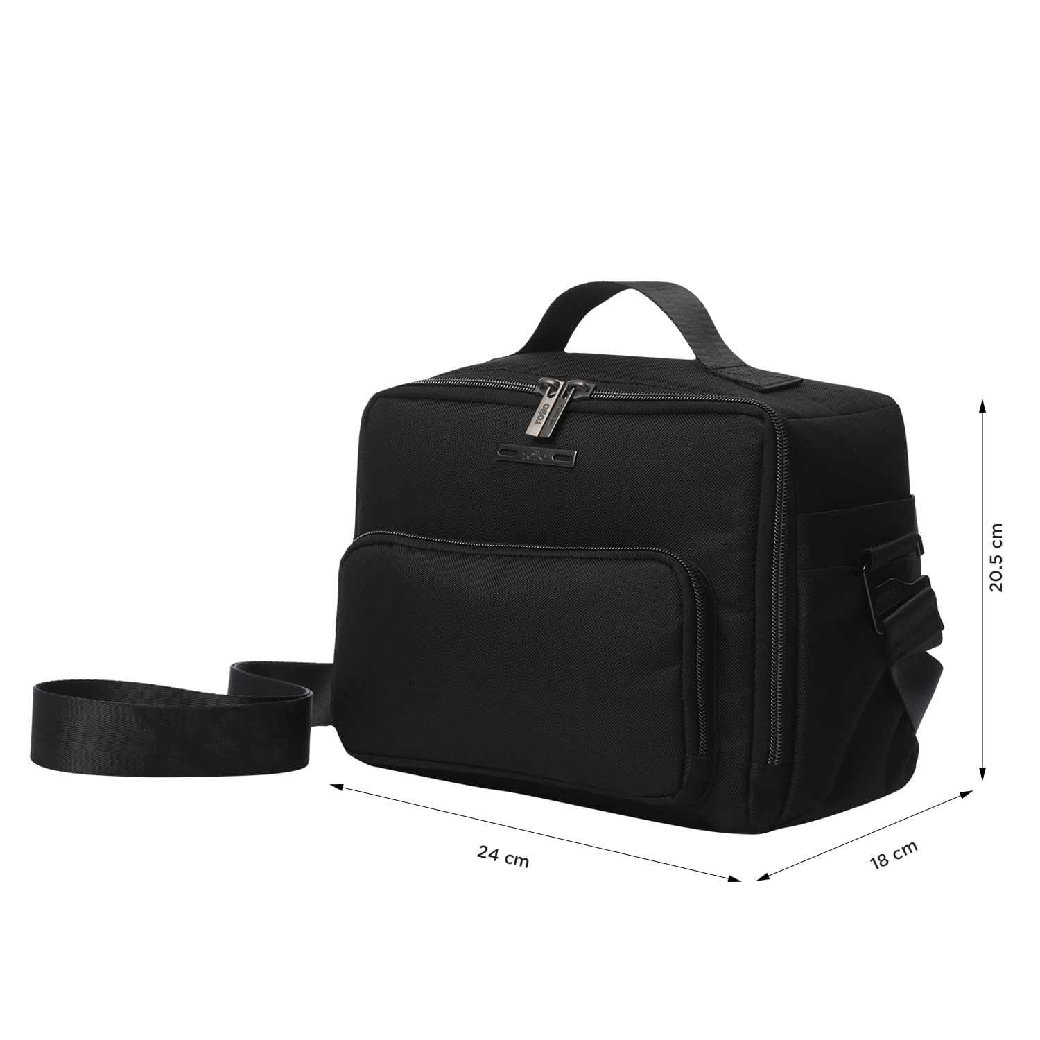 Lonchera Canvas Negra - Totto