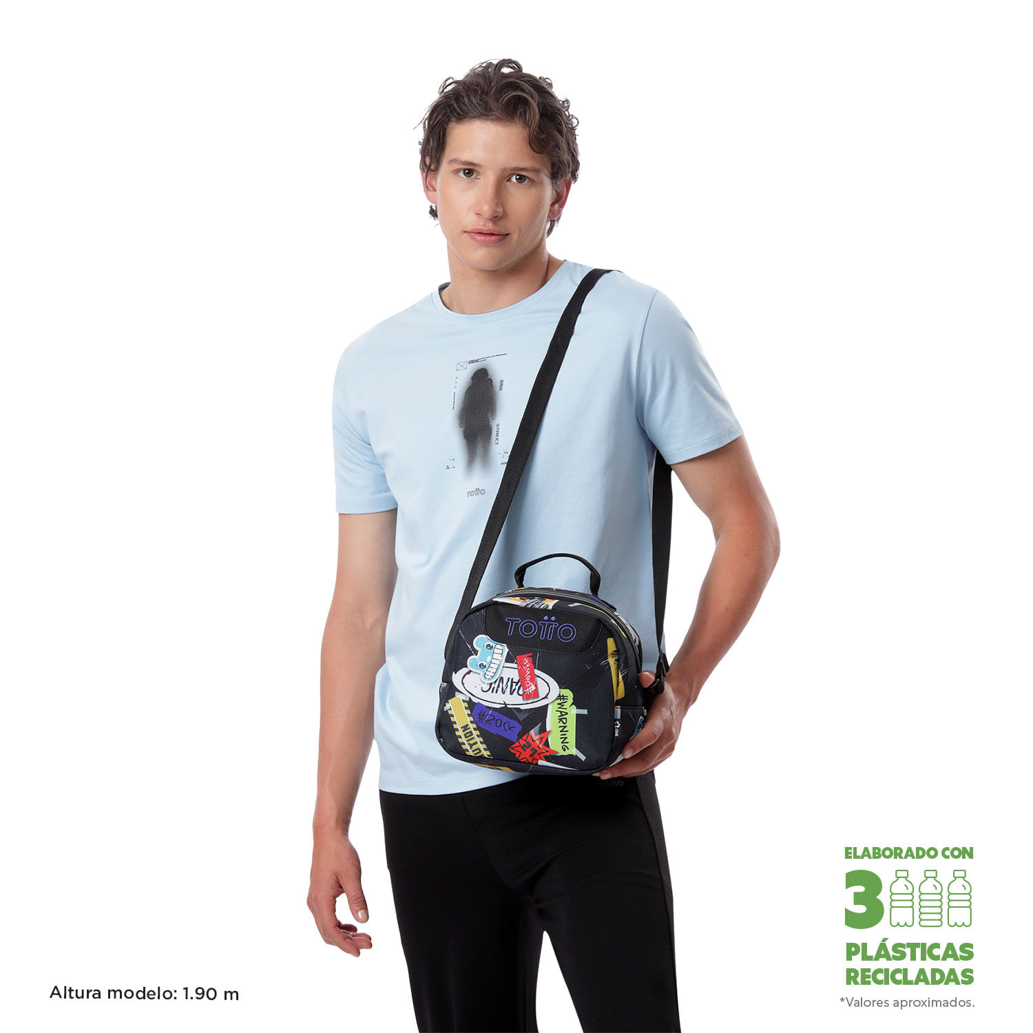 Lonchera Borrador Negra - Totto