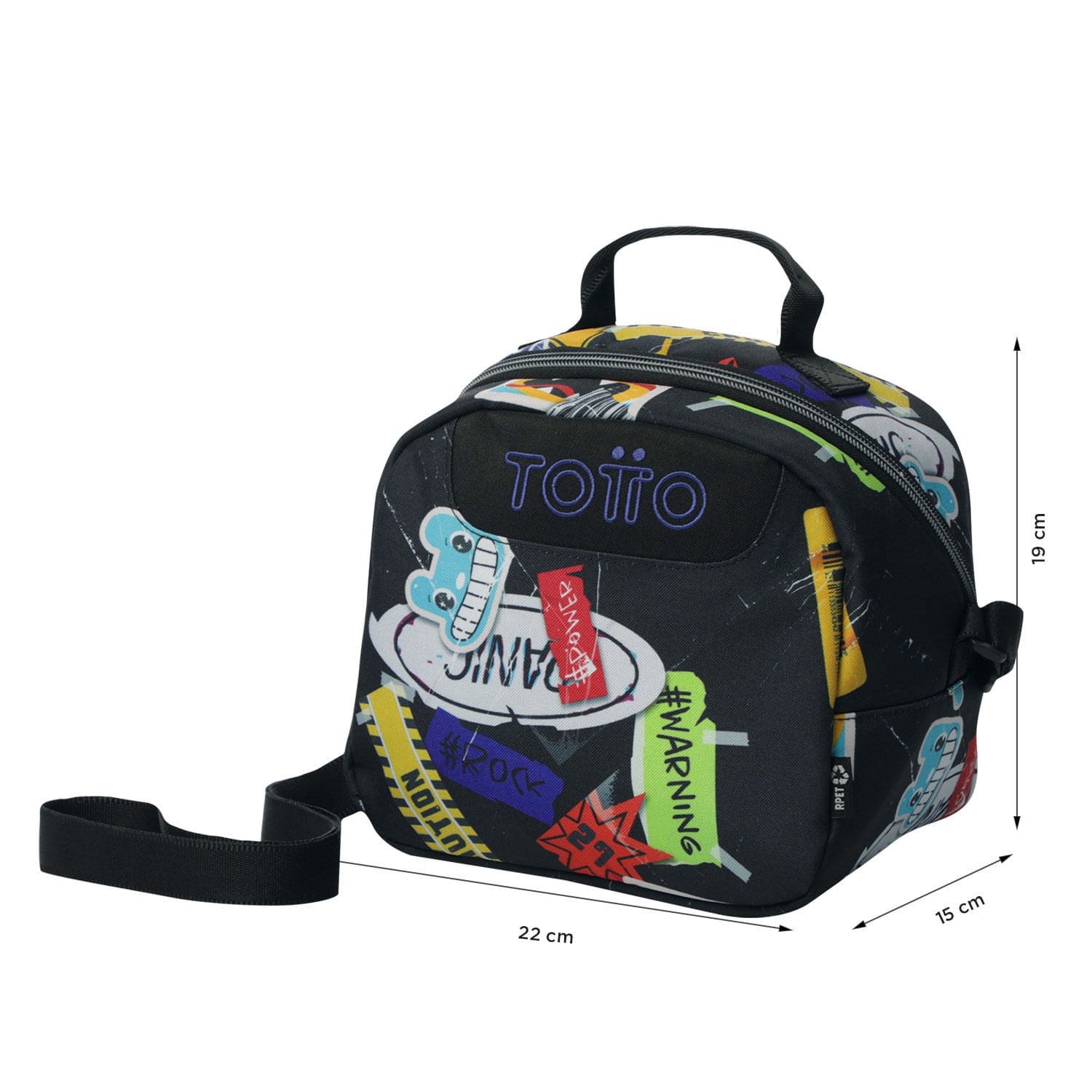 Lonchera Borrador Negra - Totto