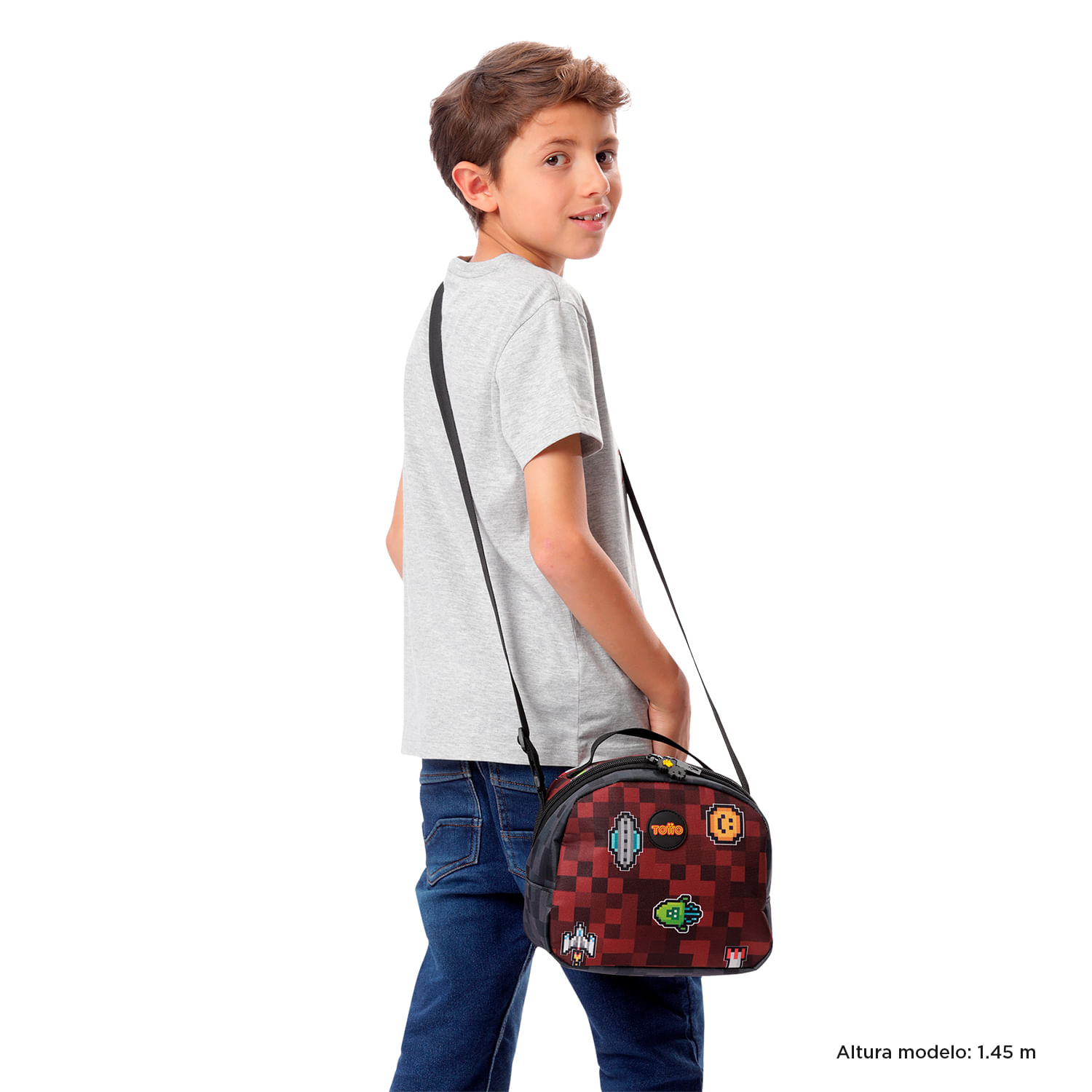 Lonchera Digibot Mediana Roja - Totto