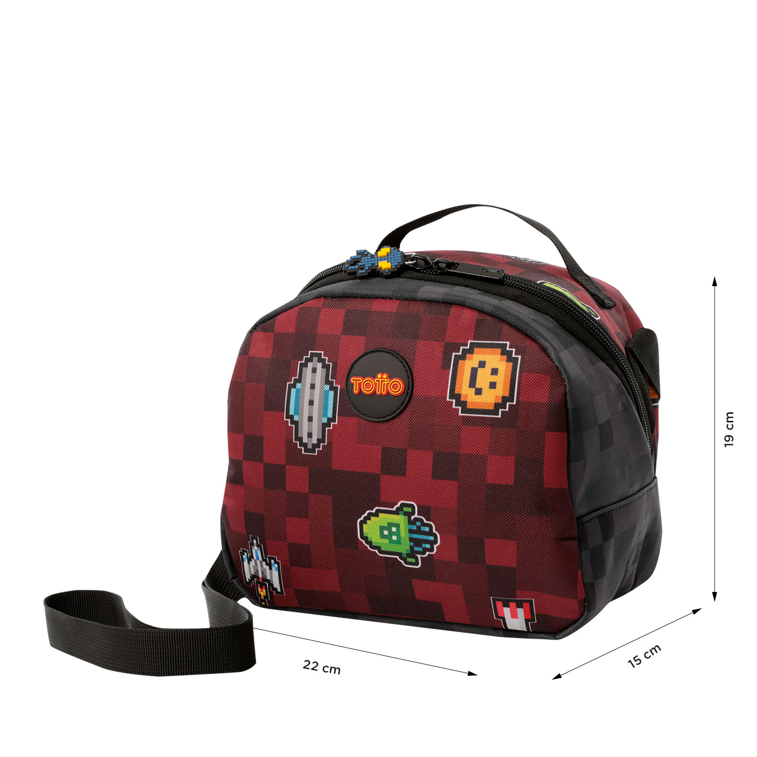 Lonchera Digibot Mediana Roja - Totto