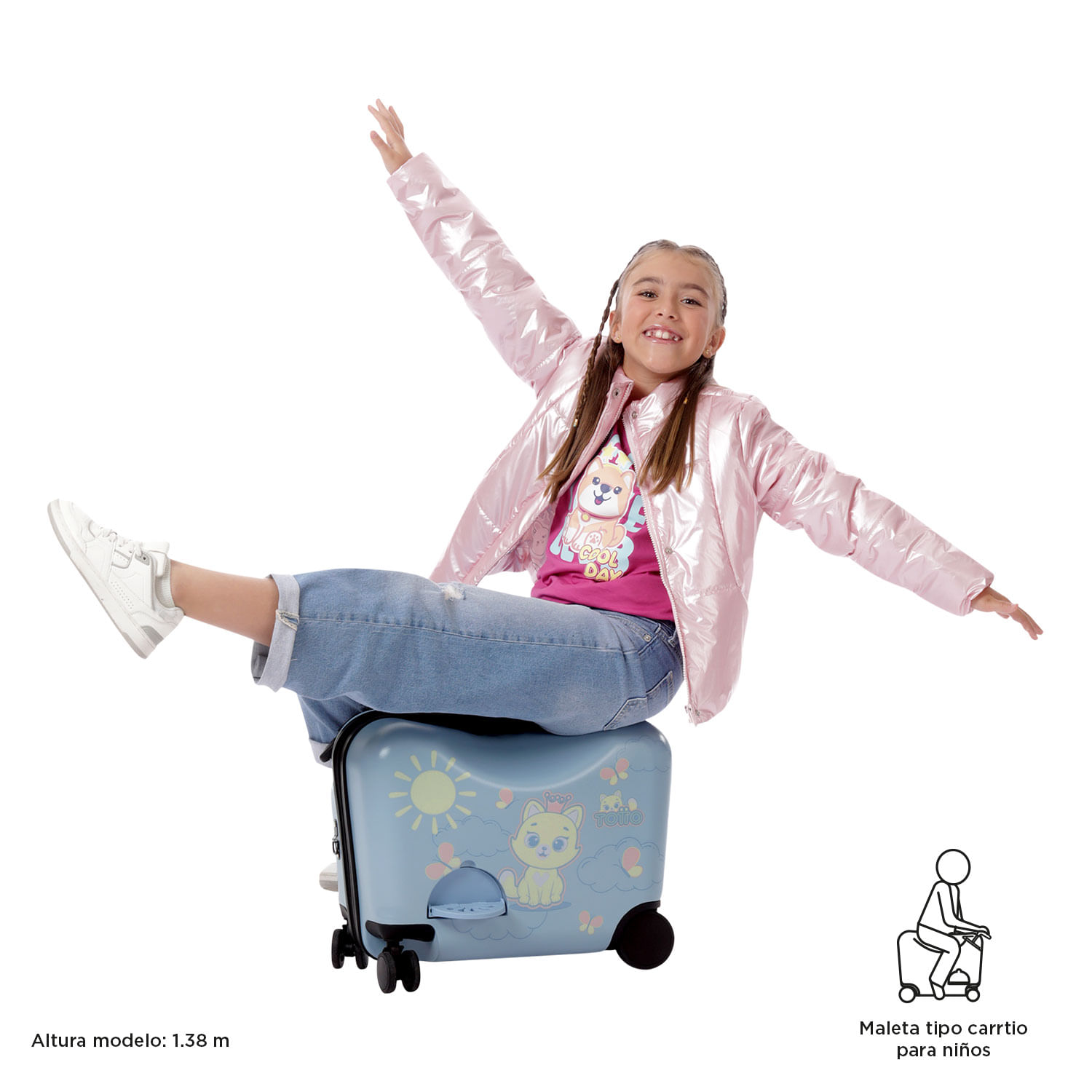 Maleta de Cabina Travel Fun XS de 10 kilos Azul - Totto